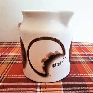 Got Milk Oreo Pitcher Ceramic 1999 California Milk Processor Board - Etsy