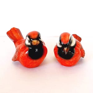 Goebel Red Birds Porcelain Figurines Set of 2 Vintage Made in West ...