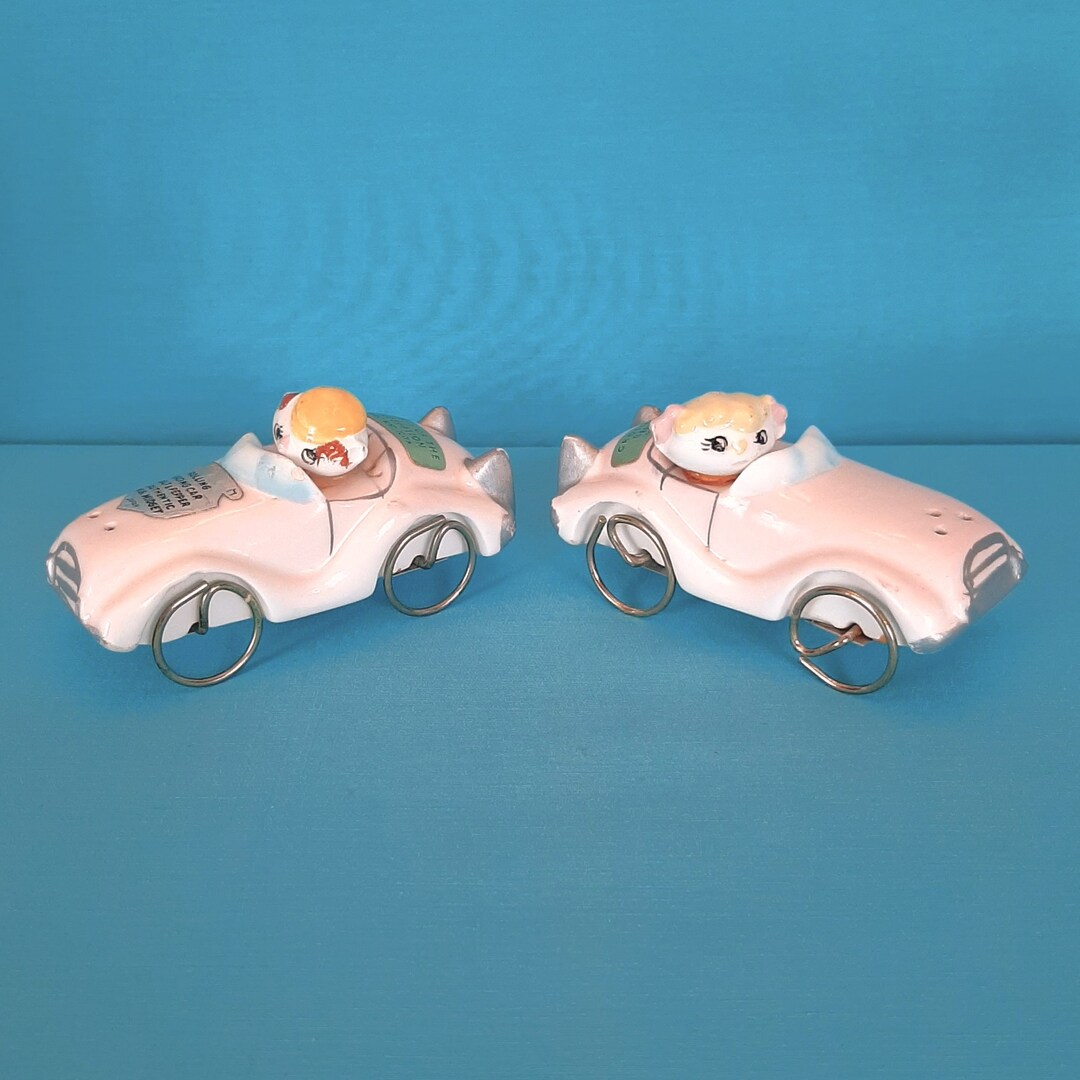 Pair of Rolling Race Car Shakers MG Midget Parksmith Corp. 1950s-1960s ...