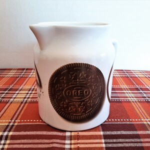 Got Milk Oreo Pitcher Ceramic 1999 California Milk Processor Board - Etsy