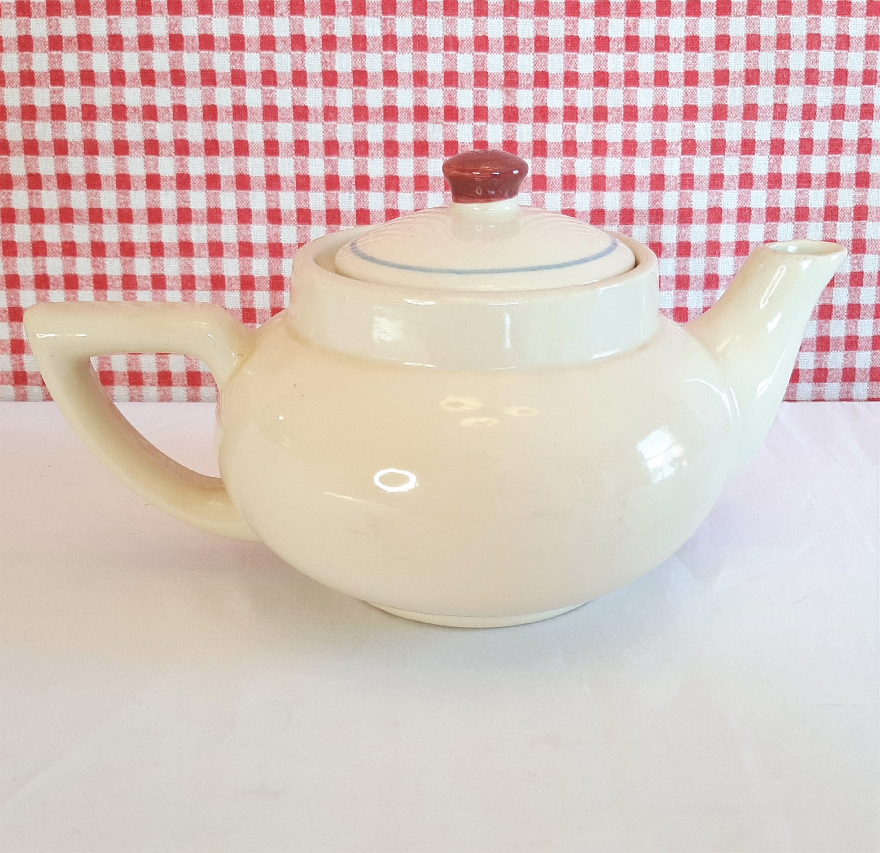 Shawnee Pottery Teapot Dutch Heart and Tulips Vintage From | Etsy