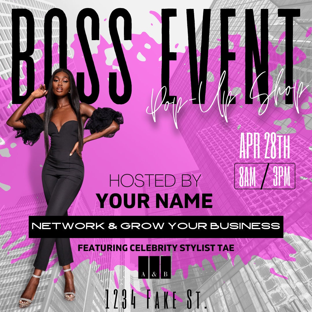 Event Flyer Pop-Up Shop Flyer Social Media Flyer Sip and | Etsy