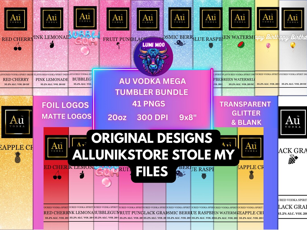 Original Vodka MEGA BUNDLE | Digital Download | 20oz Tumbler Wrap ...