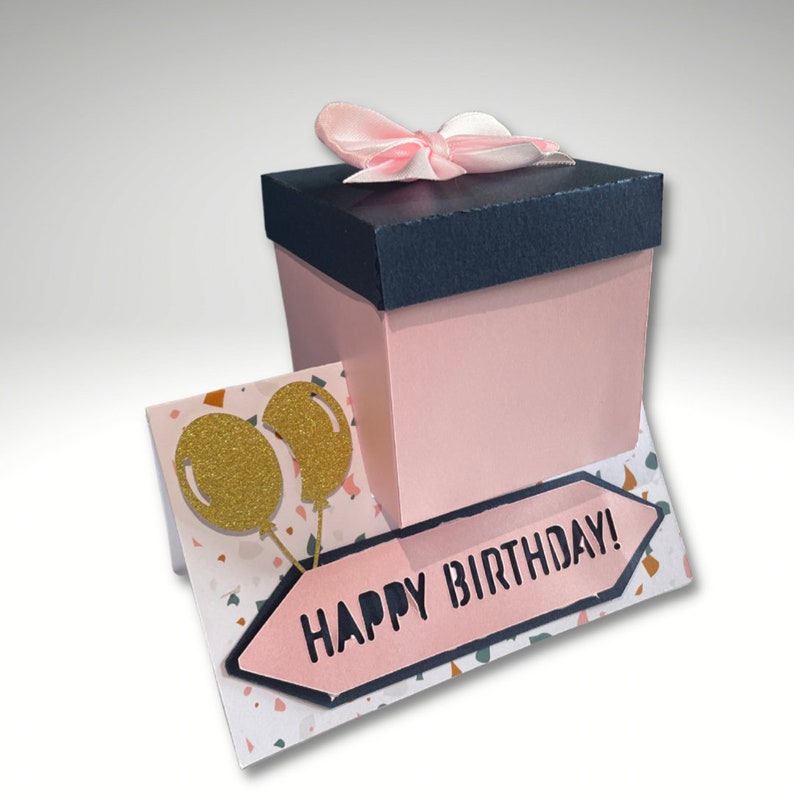 Gift Card Birthday Box SVG Card SVG Box SVG Gift Card - Etsy