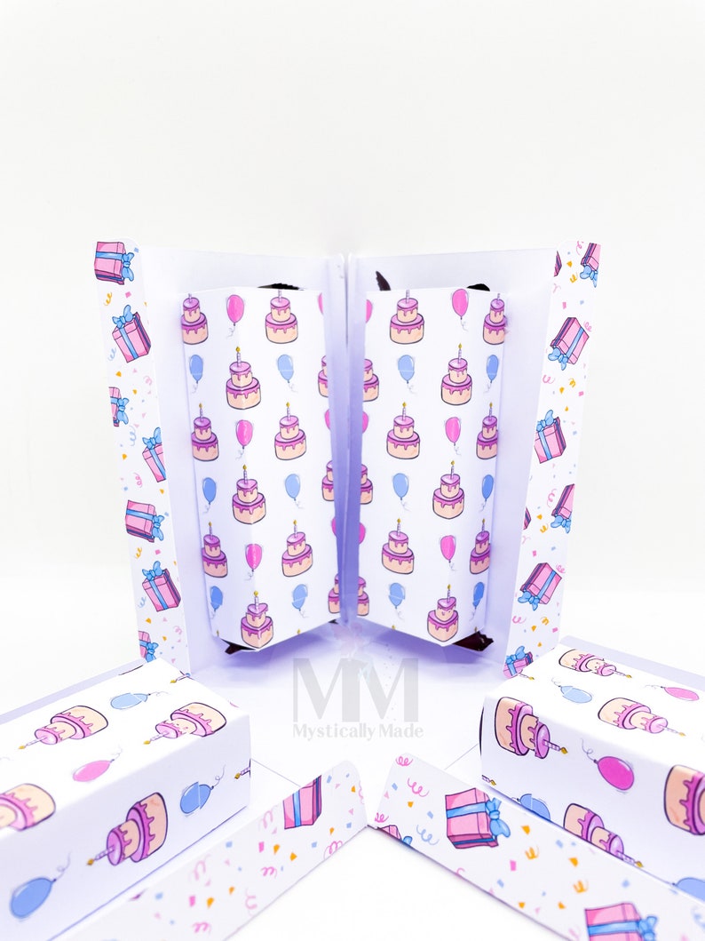 Chocolate Exploding Gift Box SVG Chocolate Topple Box SVG Gift Box SVG ...