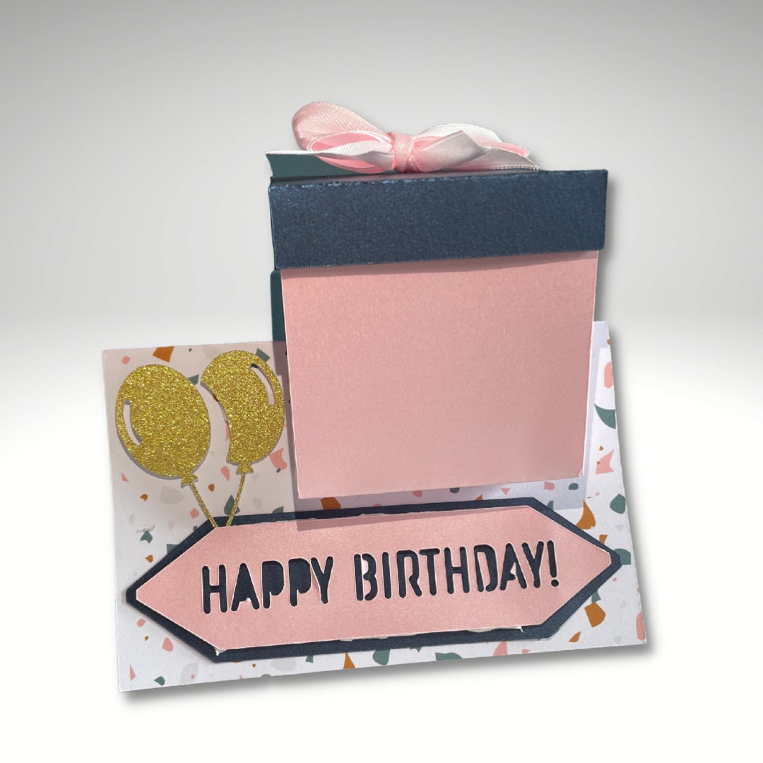 Gift Card Birthday Box SVG Card SVG Box SVG Gift Card - Etsy
