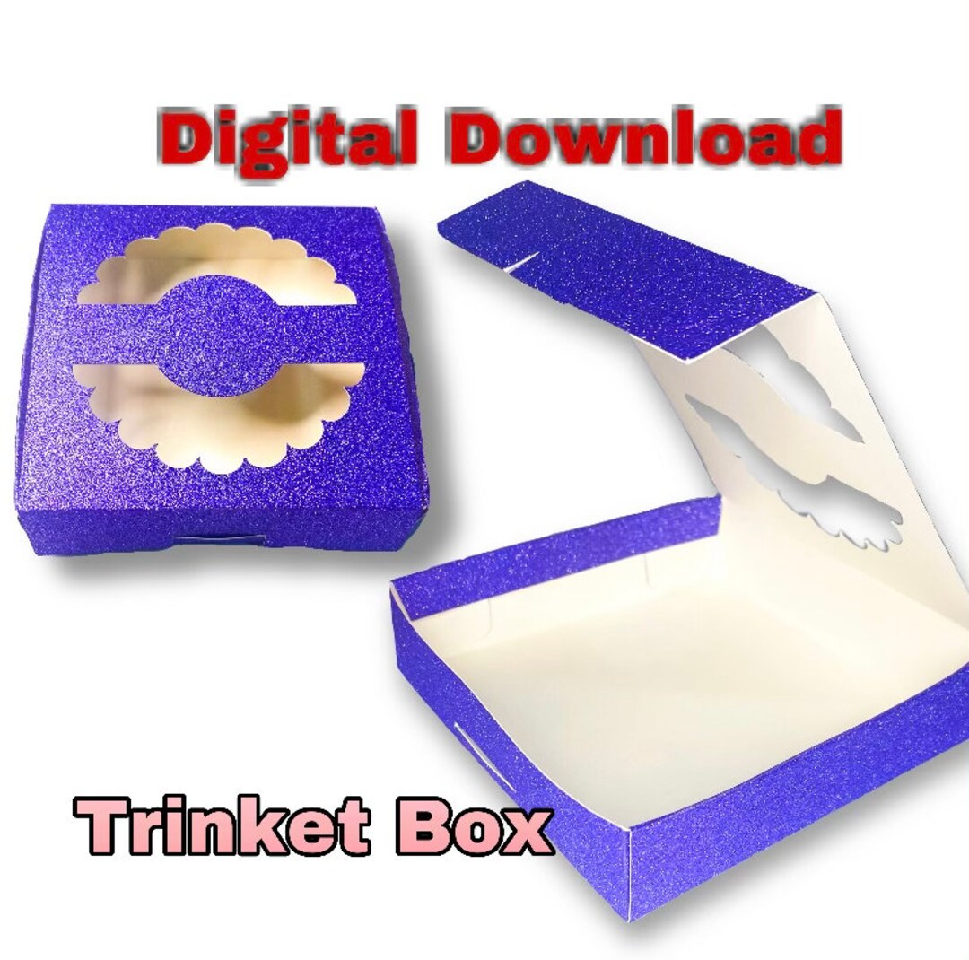 Gift Box SVG Wax Melt Svg Trinket Box Svg Cute Box Digital File Svg - Etsy