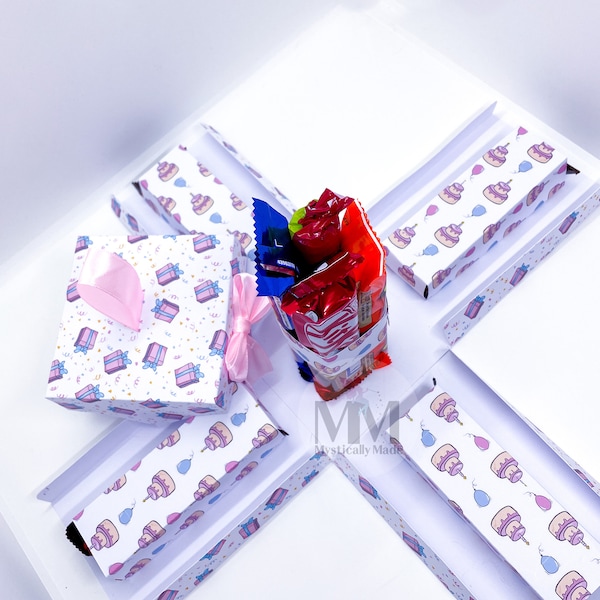 Exploding Box Template - Etsy