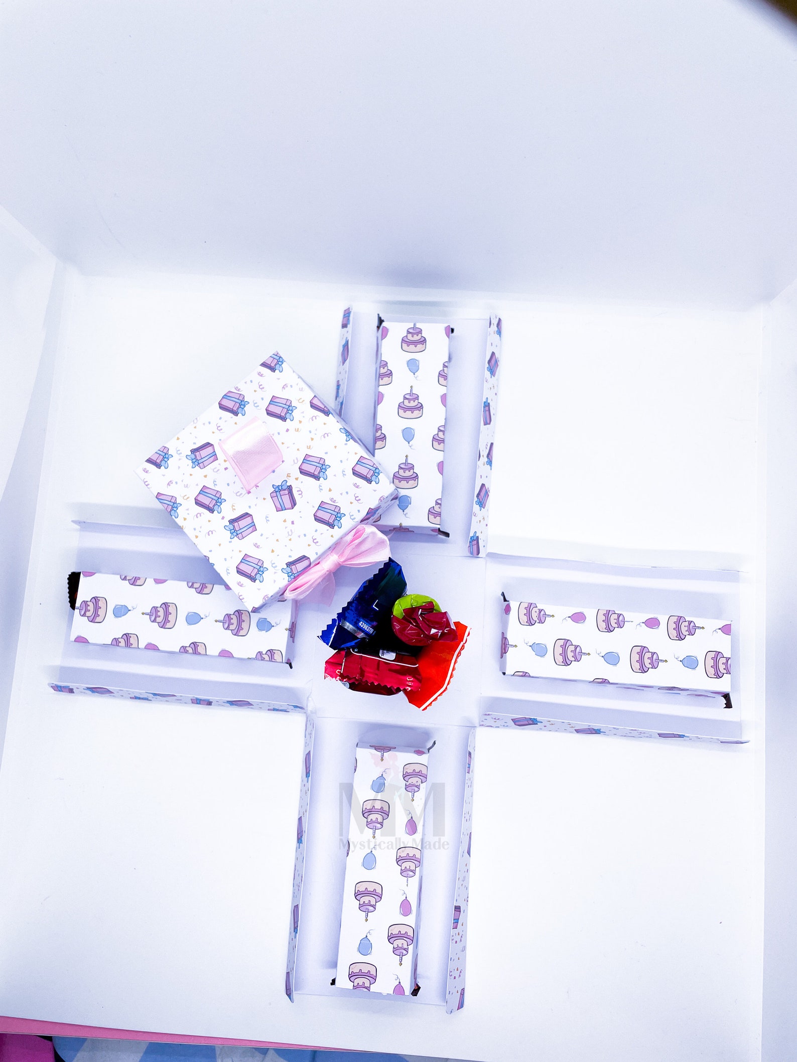 Chocolate Exploding Gift Box SVG Chocolate Topple Box SVG Gift Box SVG ...