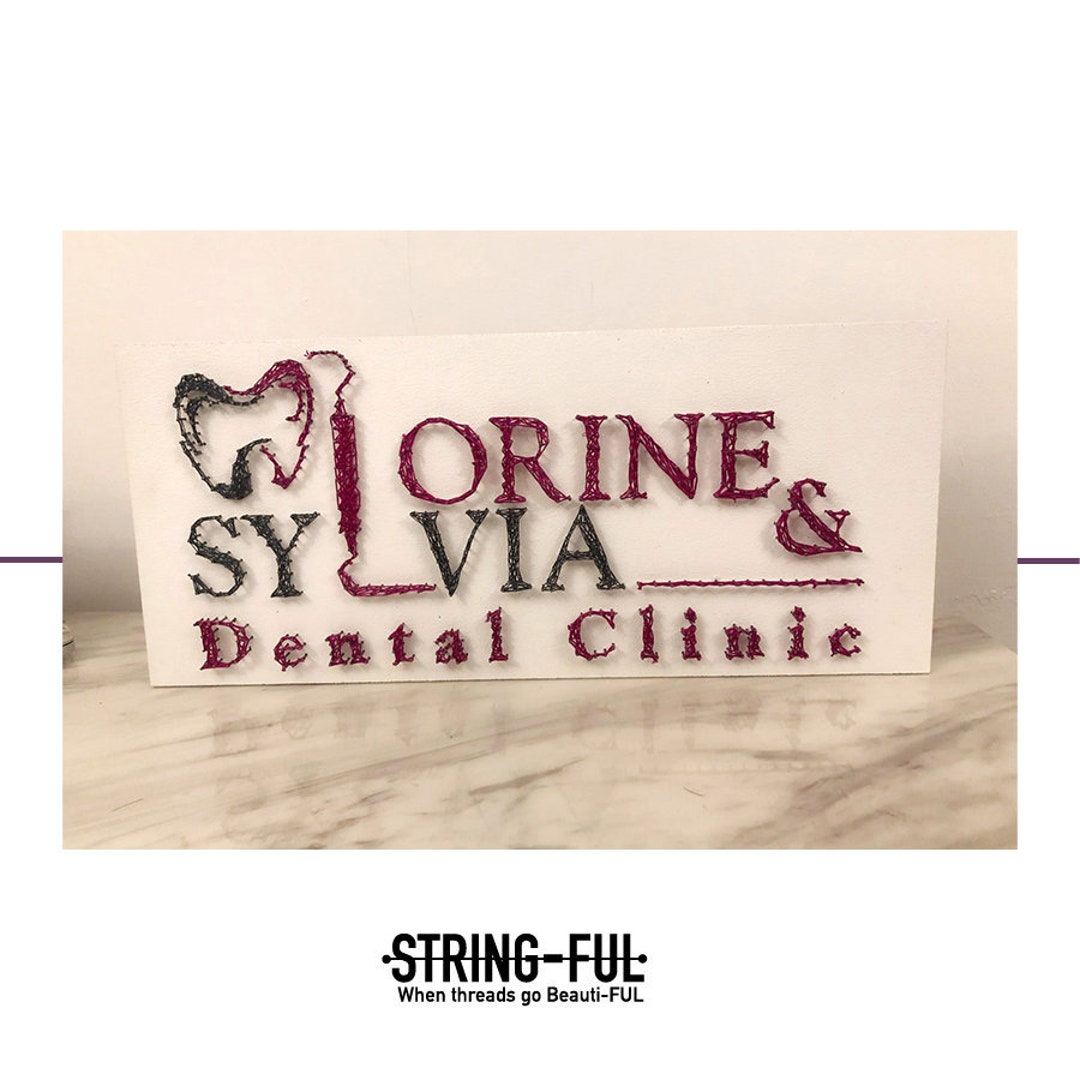 Personalised Logo String Art - Etsy