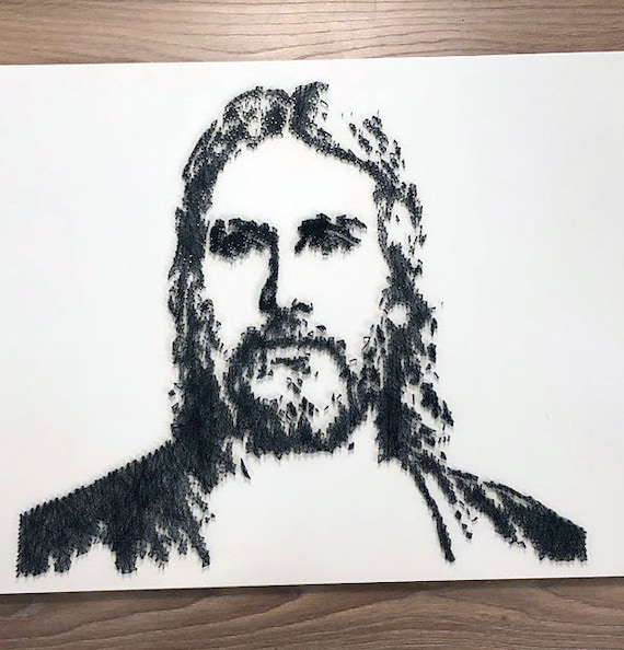 Jesus Portrait String Art | Etsy
