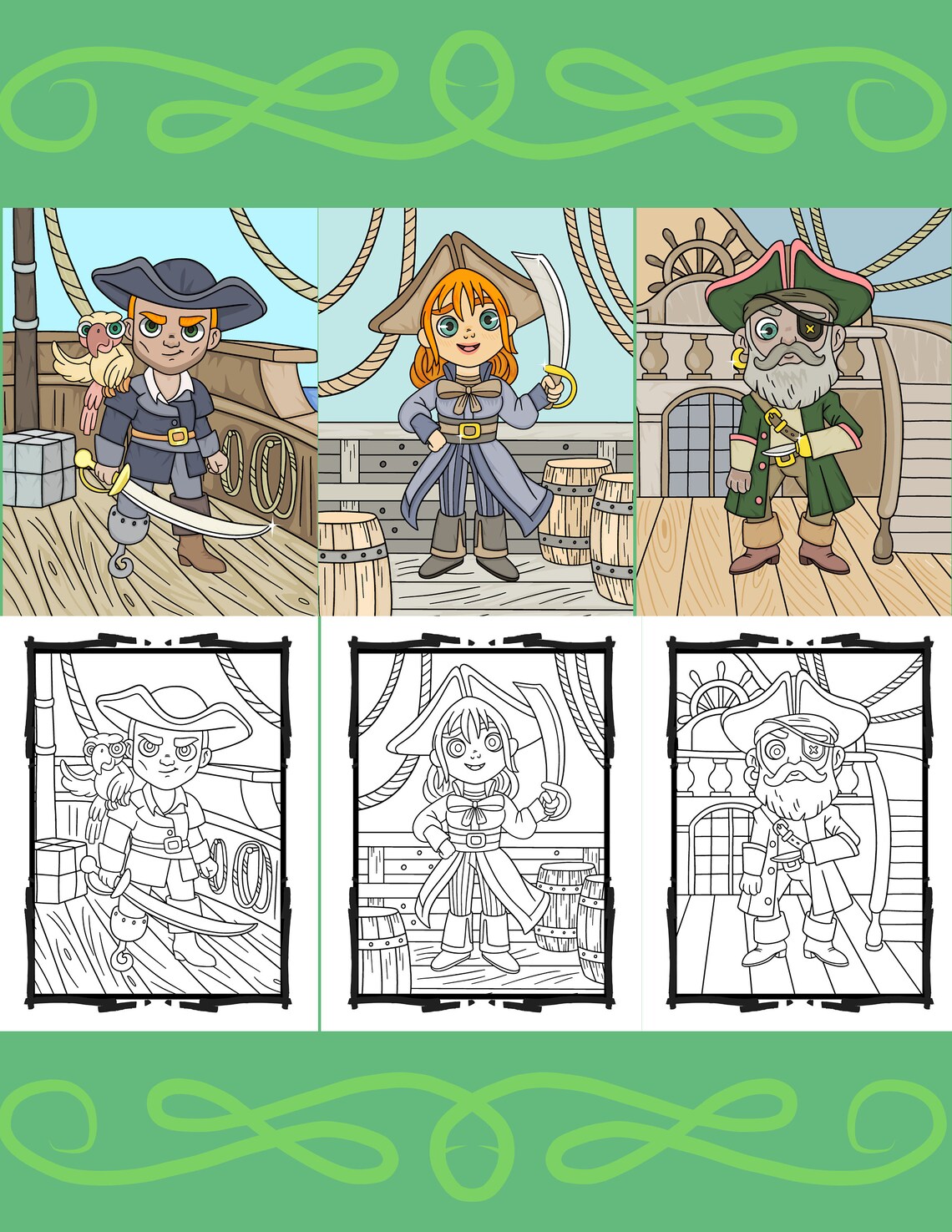 Pirates Coloring, Pirate Coloring, Adventure Coloring, Pirate ...