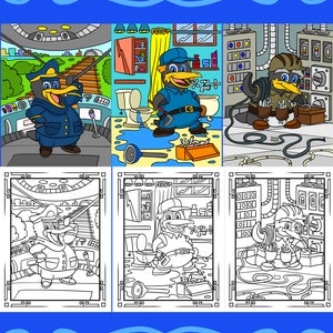 Professional Penguins Coloring, Penguin Coloring, Bird Coloring, Animal ...