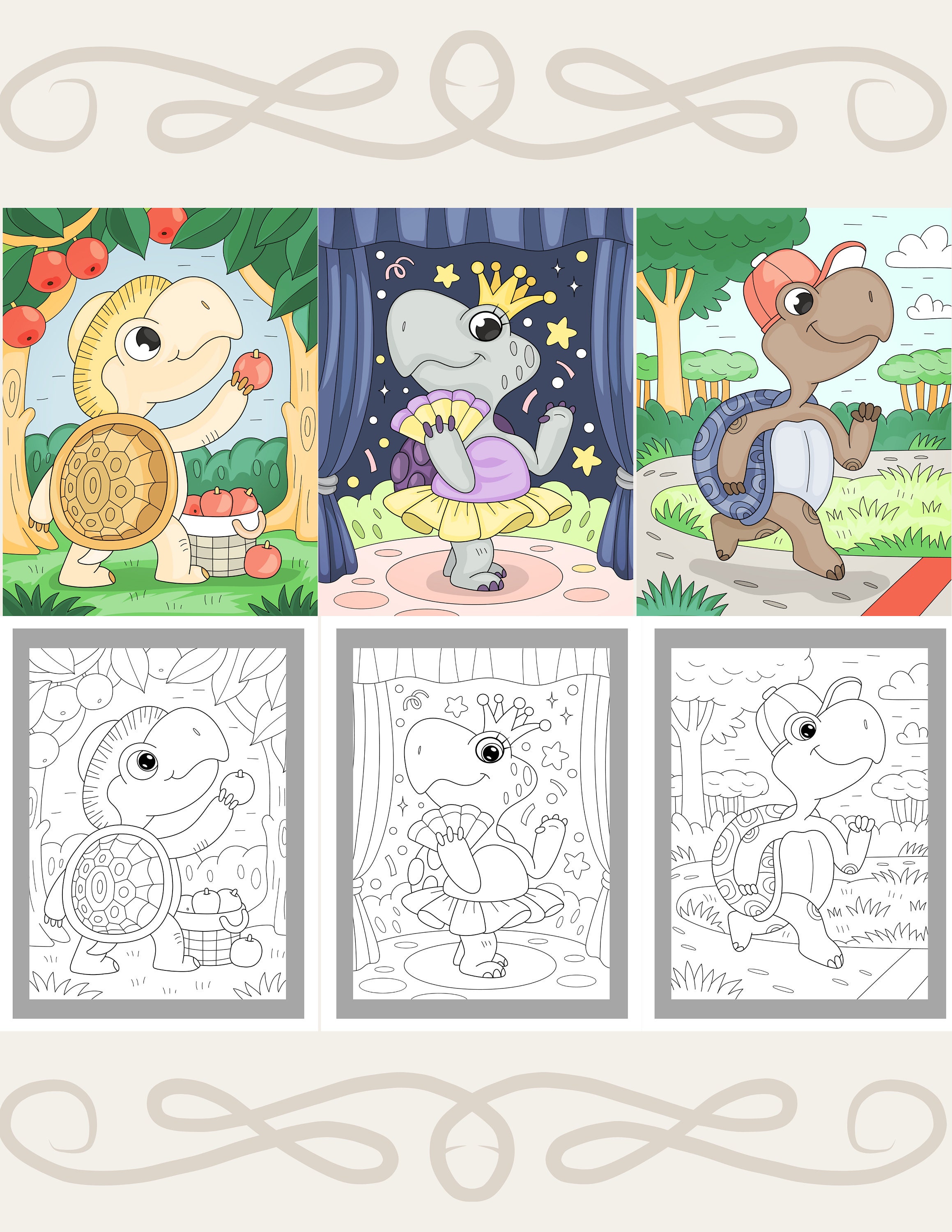 Turtle Coloring, Animal Coloring, Turtles Coloring, Connect the Dot ...