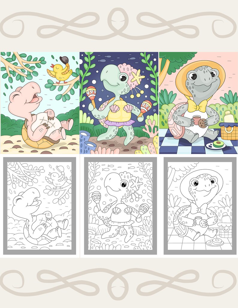 Turtle Coloring, Animal Coloring, Turtles Coloring, Connect the Dot ...