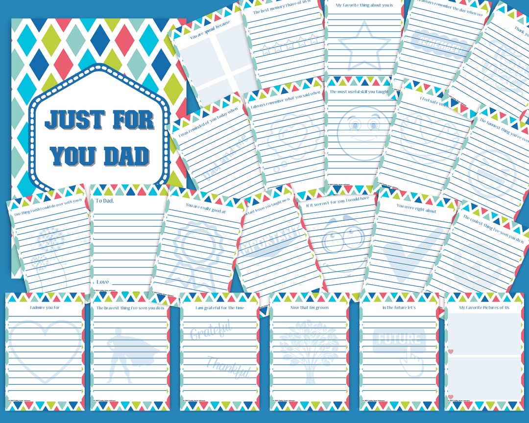 Dad Journal, Dad Memory Book, Memory Book, Dad Gift, Father's Day ...