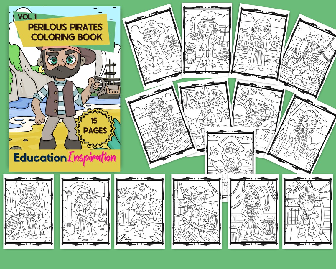 Pirates Coloring, Pirate Coloring, Adventure Coloring, Pirate ...