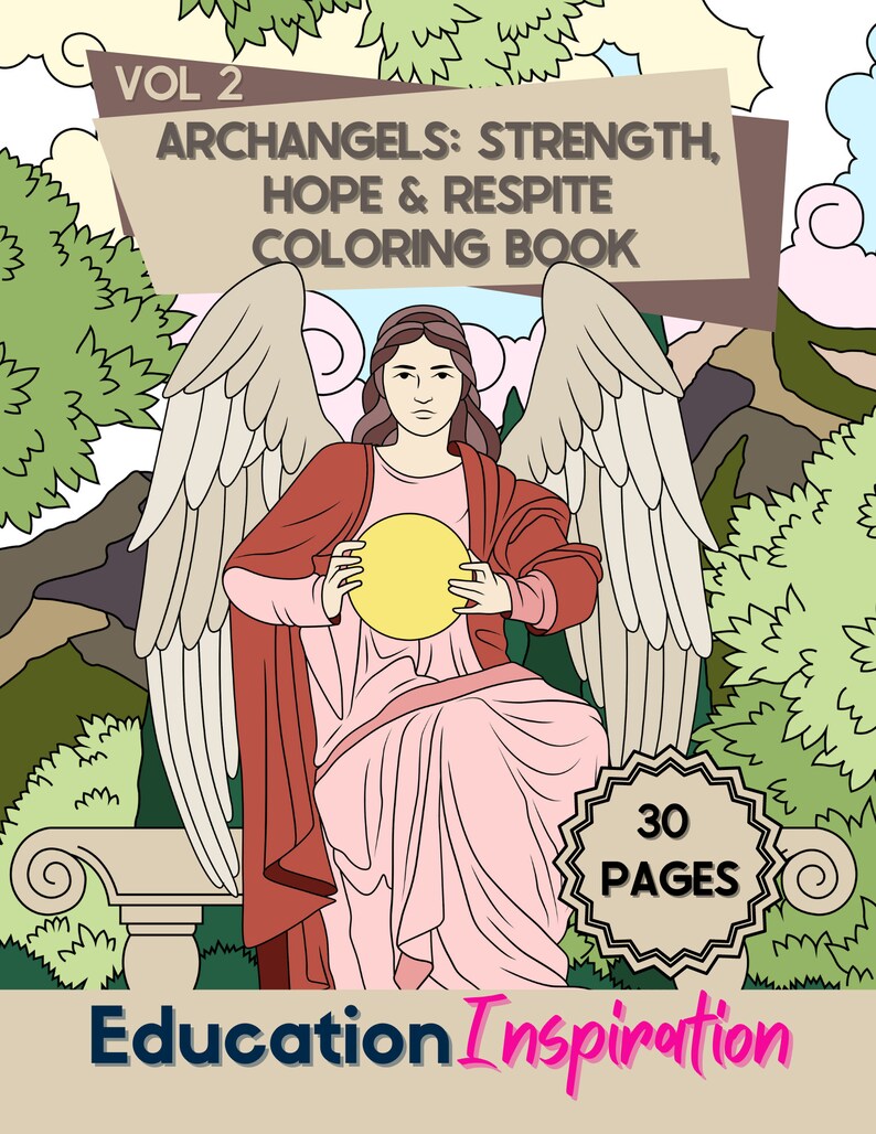 Archangel Coloring, Angel Coloring, Religious Coloring, Christian ...
