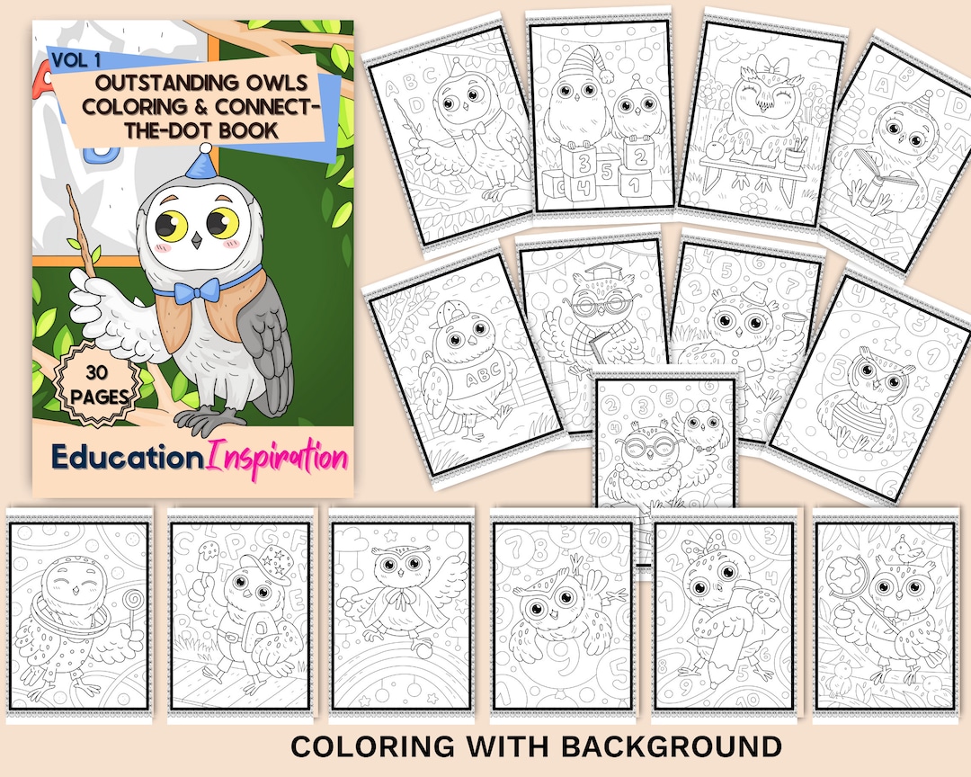 Outstanding Owls Coloring, Bird Coloring, Owl Coloring, Animal Coloring ...