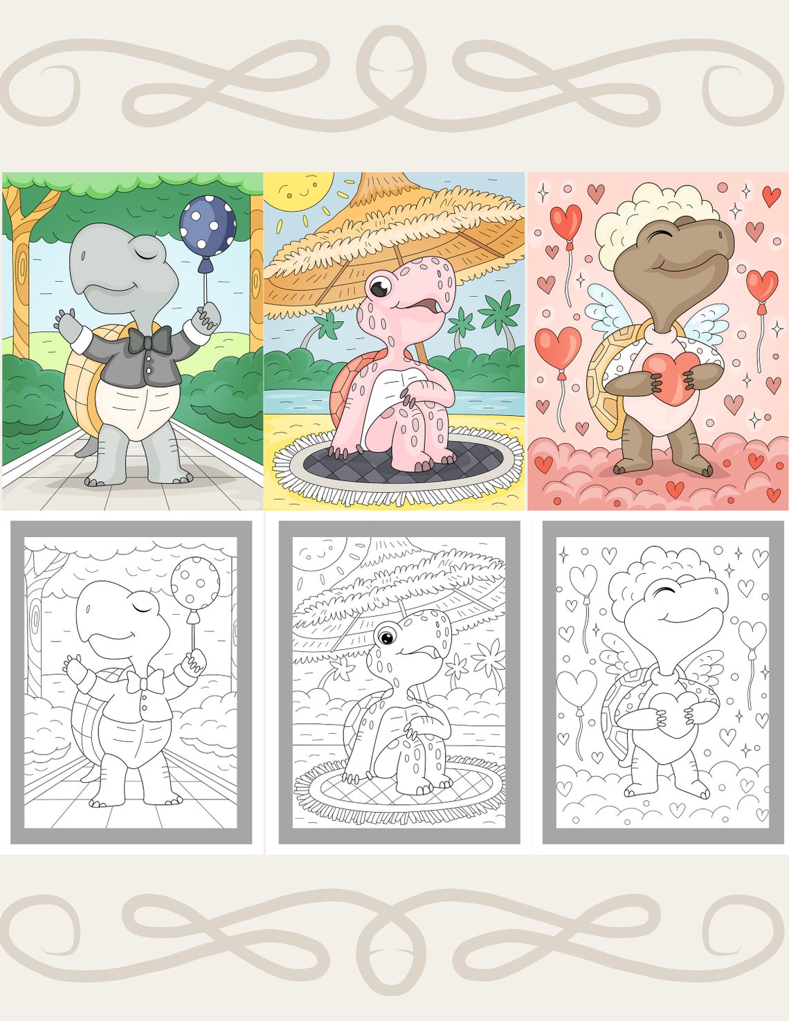 Turtle Coloring, Animal Coloring, Turtles Coloring, Connect the Dot ...