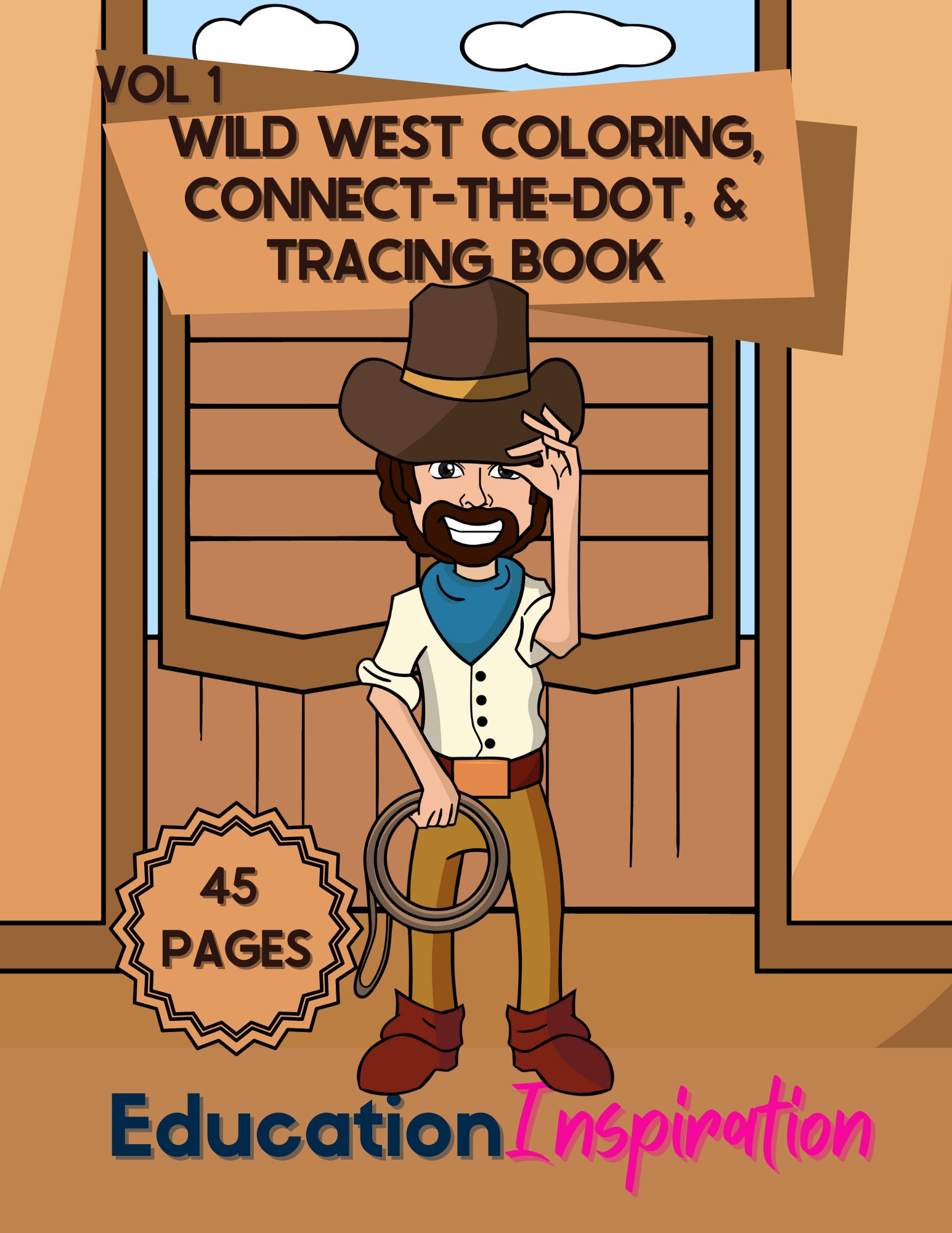 Cowboy Coloring, Western Coloring, Cowgirl Coloring, Wild West Coloring ...