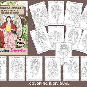 Archangel Coloring, Angel Coloring, Religious Coloring, Christian ...