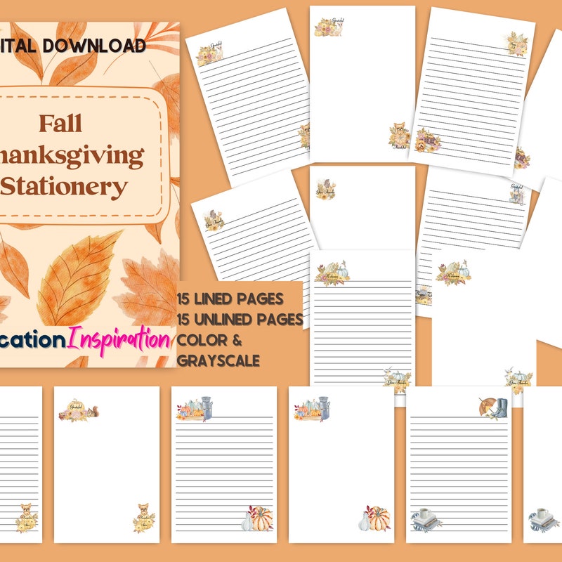 Thanksgiving Writing - Etsy