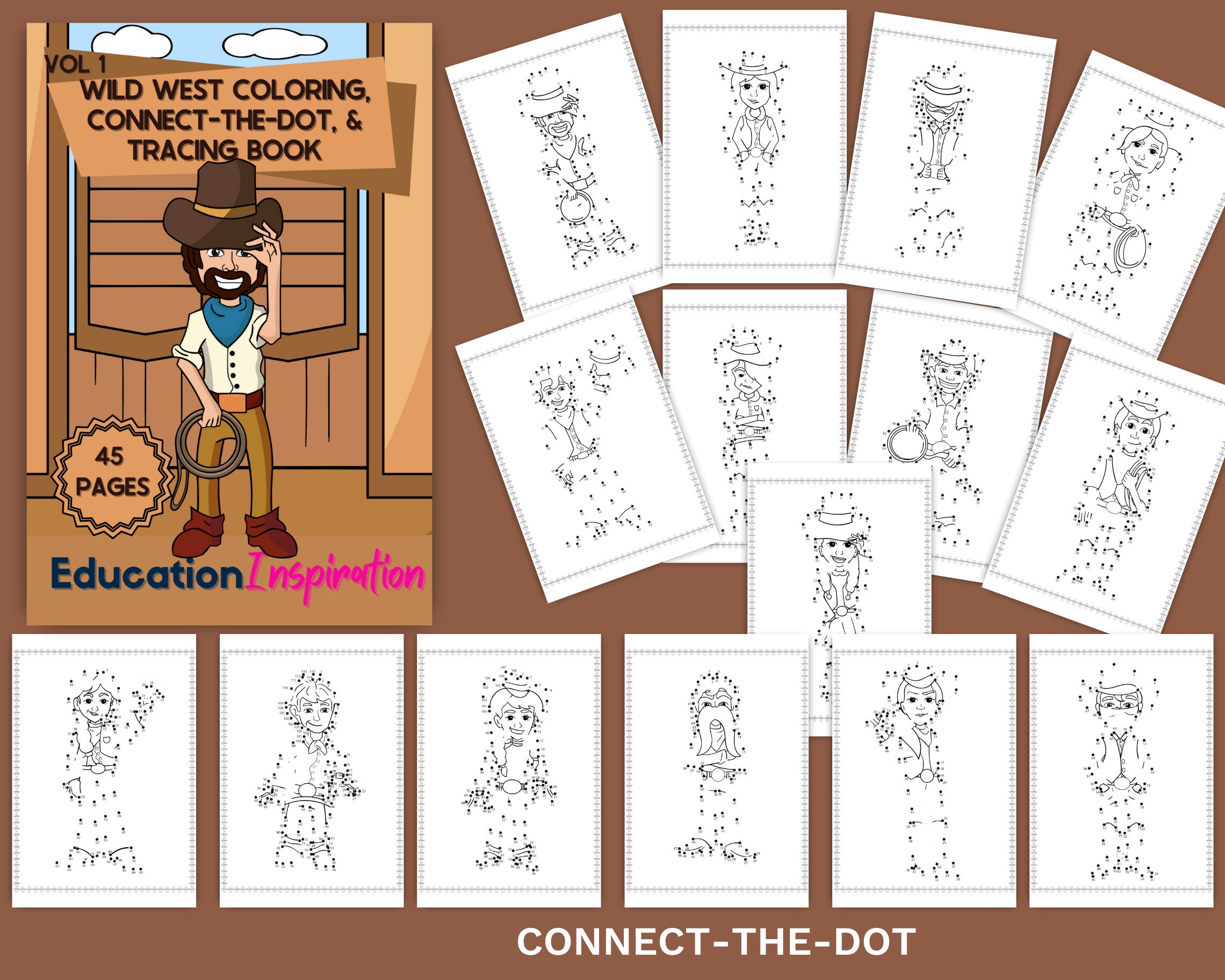 Cowboy Coloring, Western Coloring, Cowgirl Coloring, Wild West Coloring ...