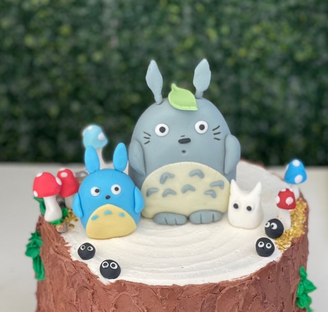 My Neighbor Totoro Inspired Cake Topper - Etsy