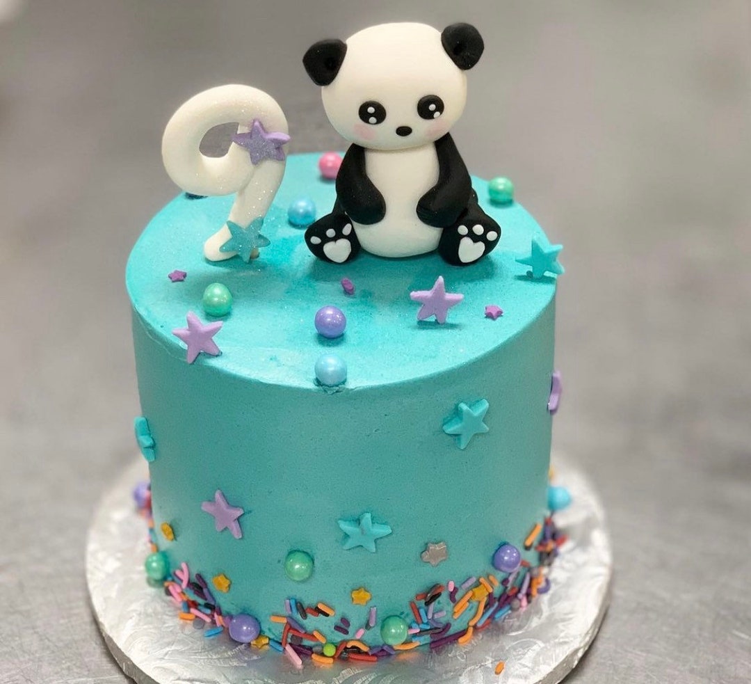 Panda Cake Topper - Etsy