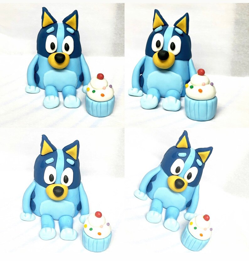 Bluey Inspired Cake Topper - Etsy