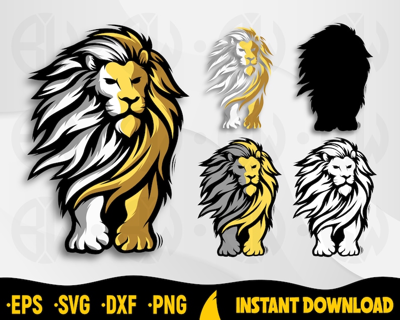 Lion SVG Lion Cut Files for Silhouette Files for Cricut - Etsy
