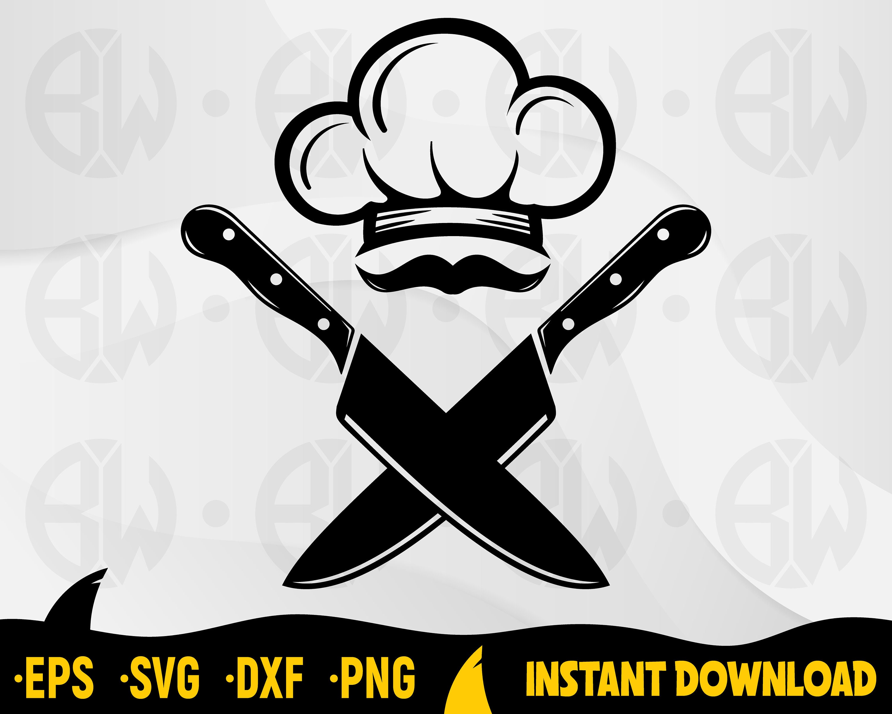 Chef Logo SVG Chef Svg Chef Clipart Cook Logo Svg Chef Cut | Etsy