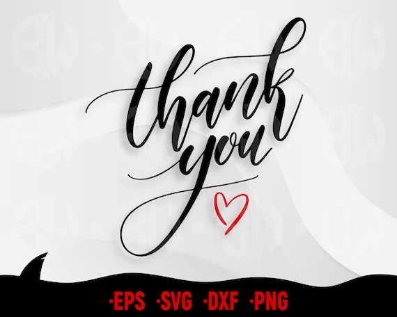 Merci SVG Merci Silhouette Cricut Cut File Merci Clip Art | Etsy