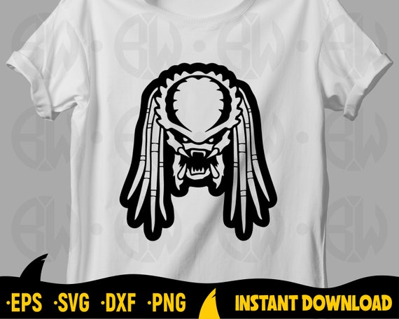 Predator Svg Cut File for Cricut Silhouette Predator Head | Etsy Canada