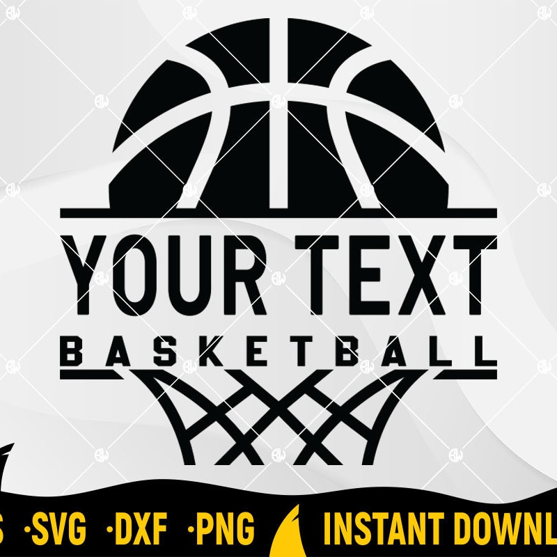Split Basketball Svg - Etsy
