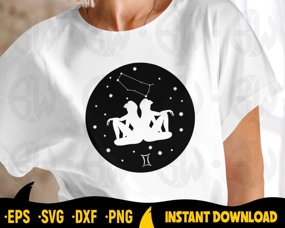 Gemini Zodiac Sign Svg, Gemini Constellation, Gemini Star Sign ...
