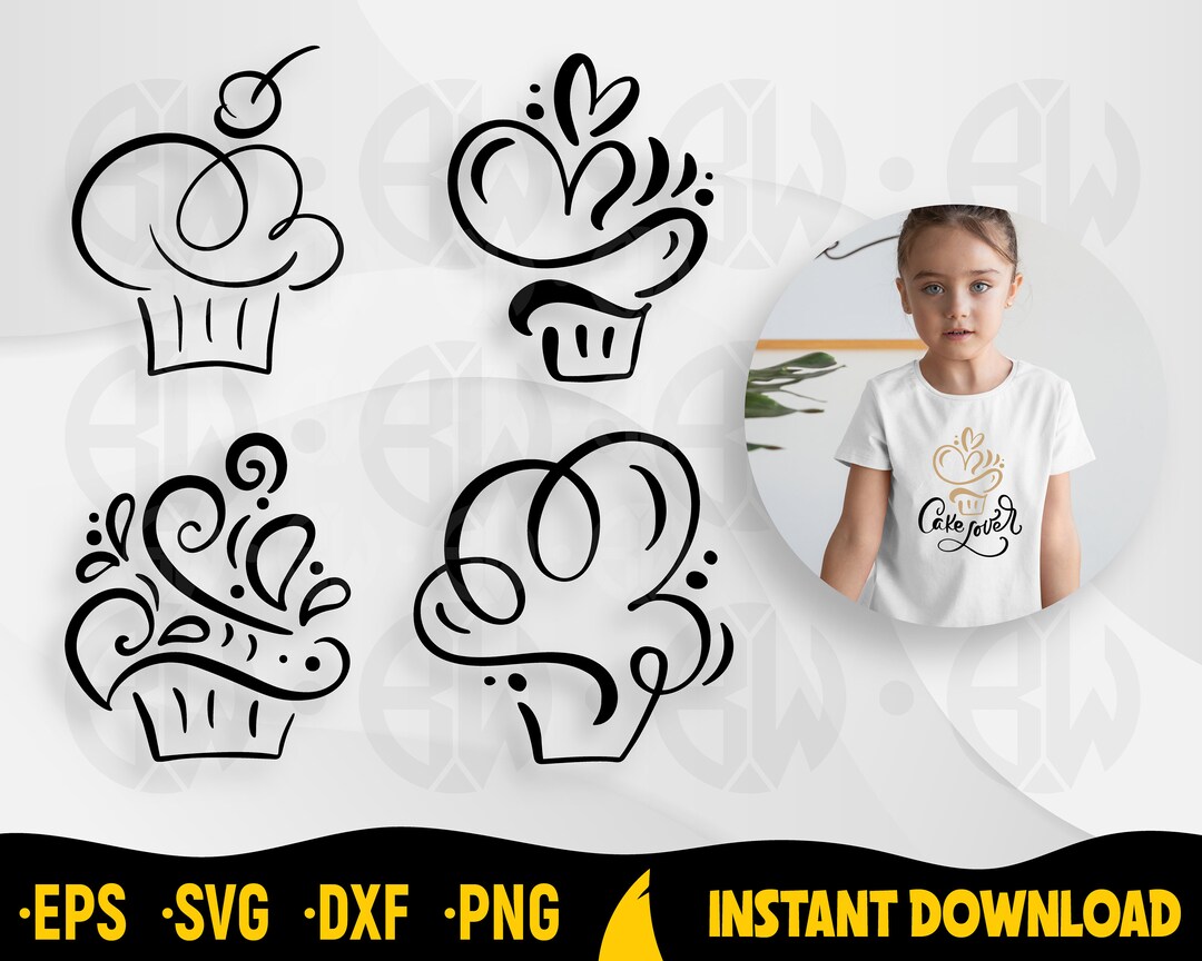 Cupcake SVG Cut File Bundle, Cricut & Silhouette (digital Download) - Etsy