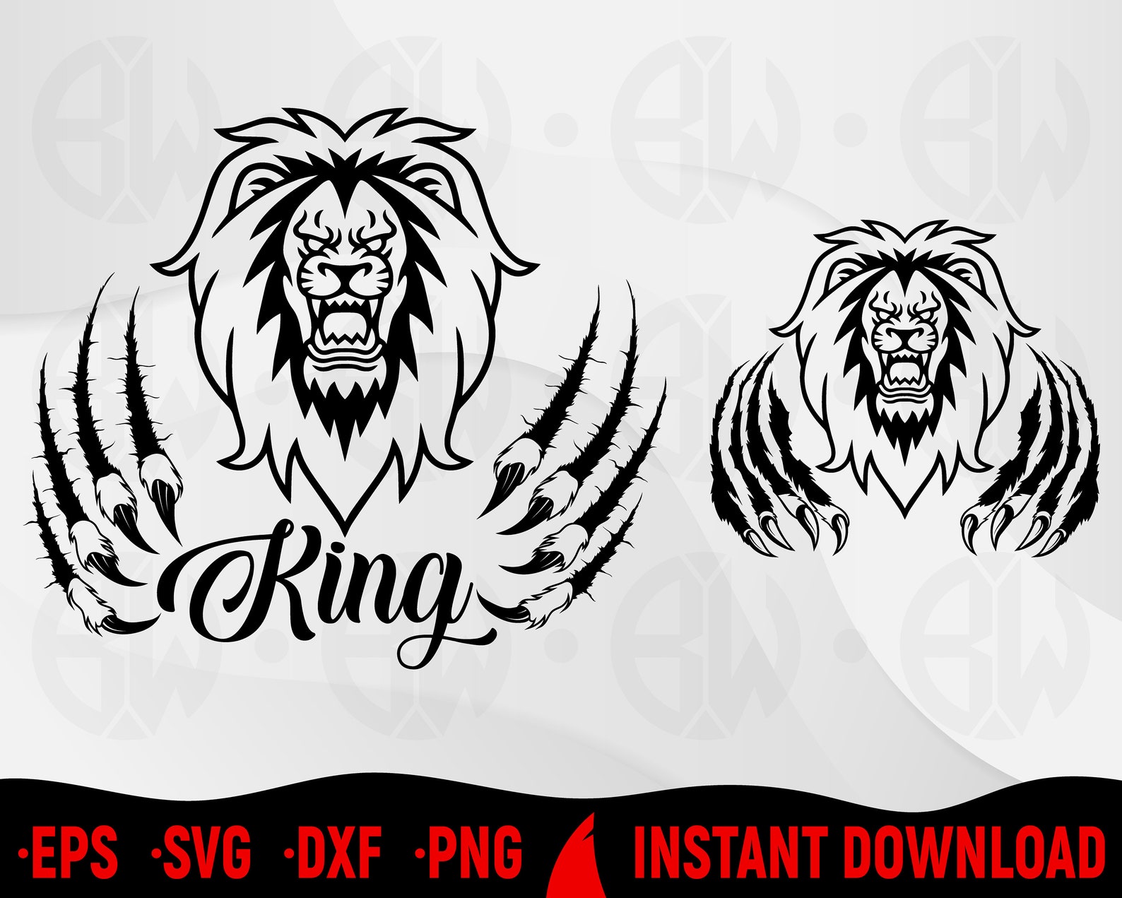 Lion Svg, Lion King Svg, Lion Logo, Claws Svg, Lion Claws, Lion Clawing ...