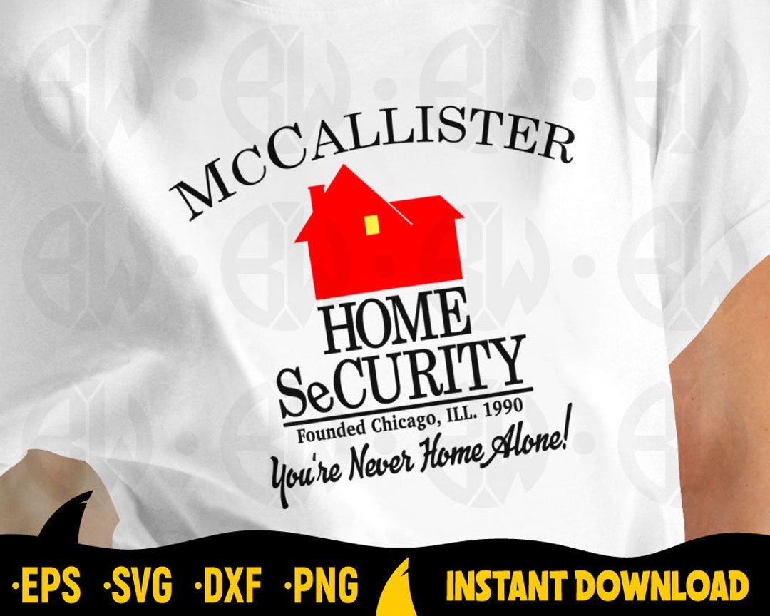Mccallister Home Security Svg Cut File for Cricut, Silhouette, Home ...