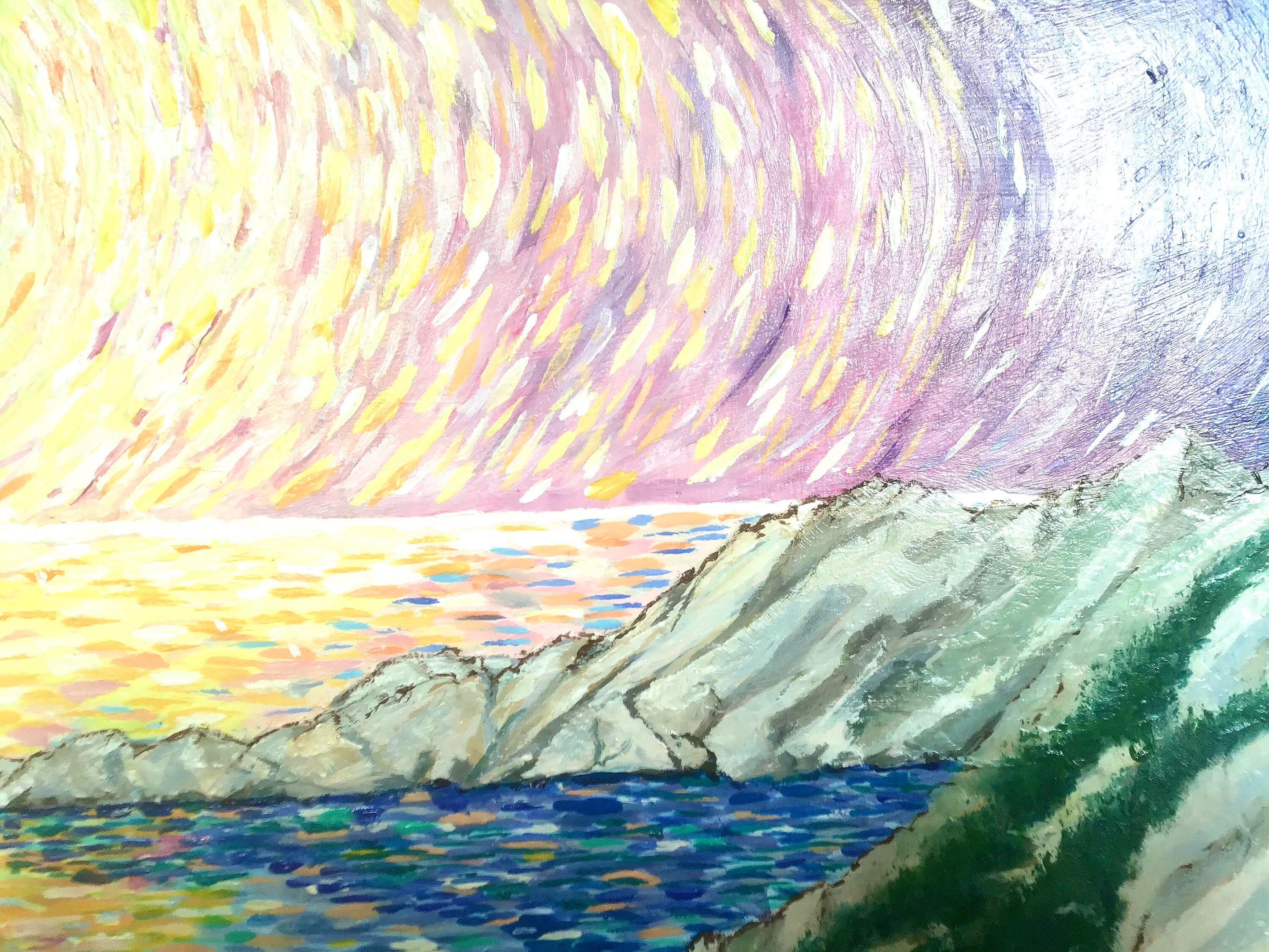 Pointillism Seascape
