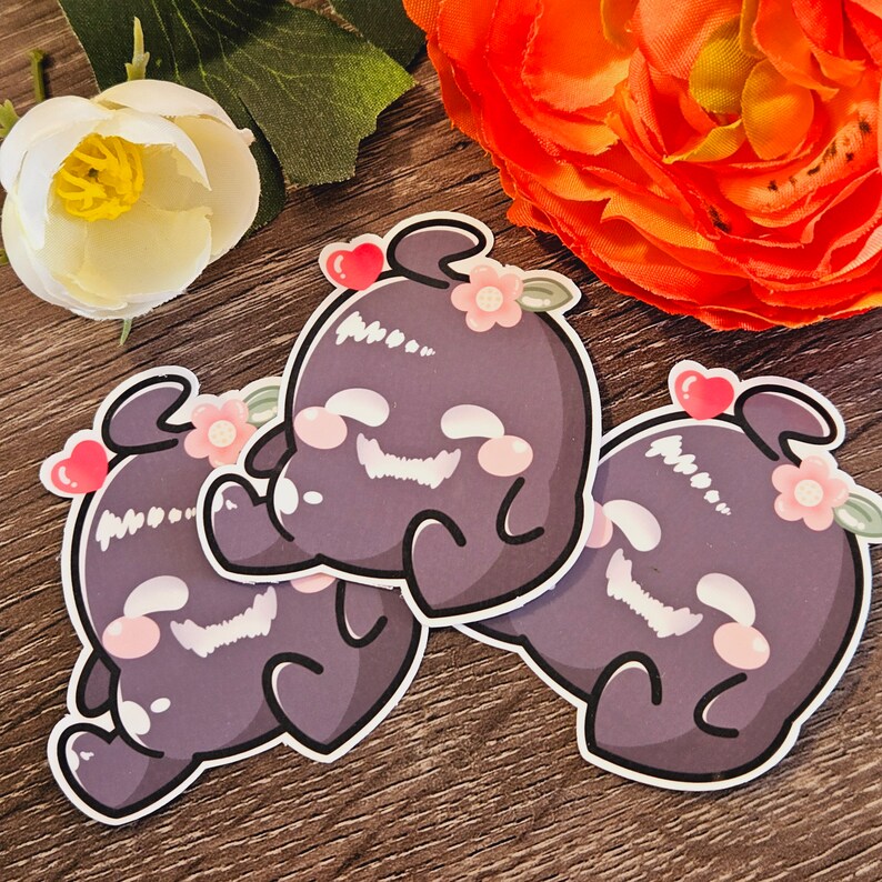 Krobus Baby Vinyl Glossy Stickers Stardew Valley Kawaii Stickers for ...