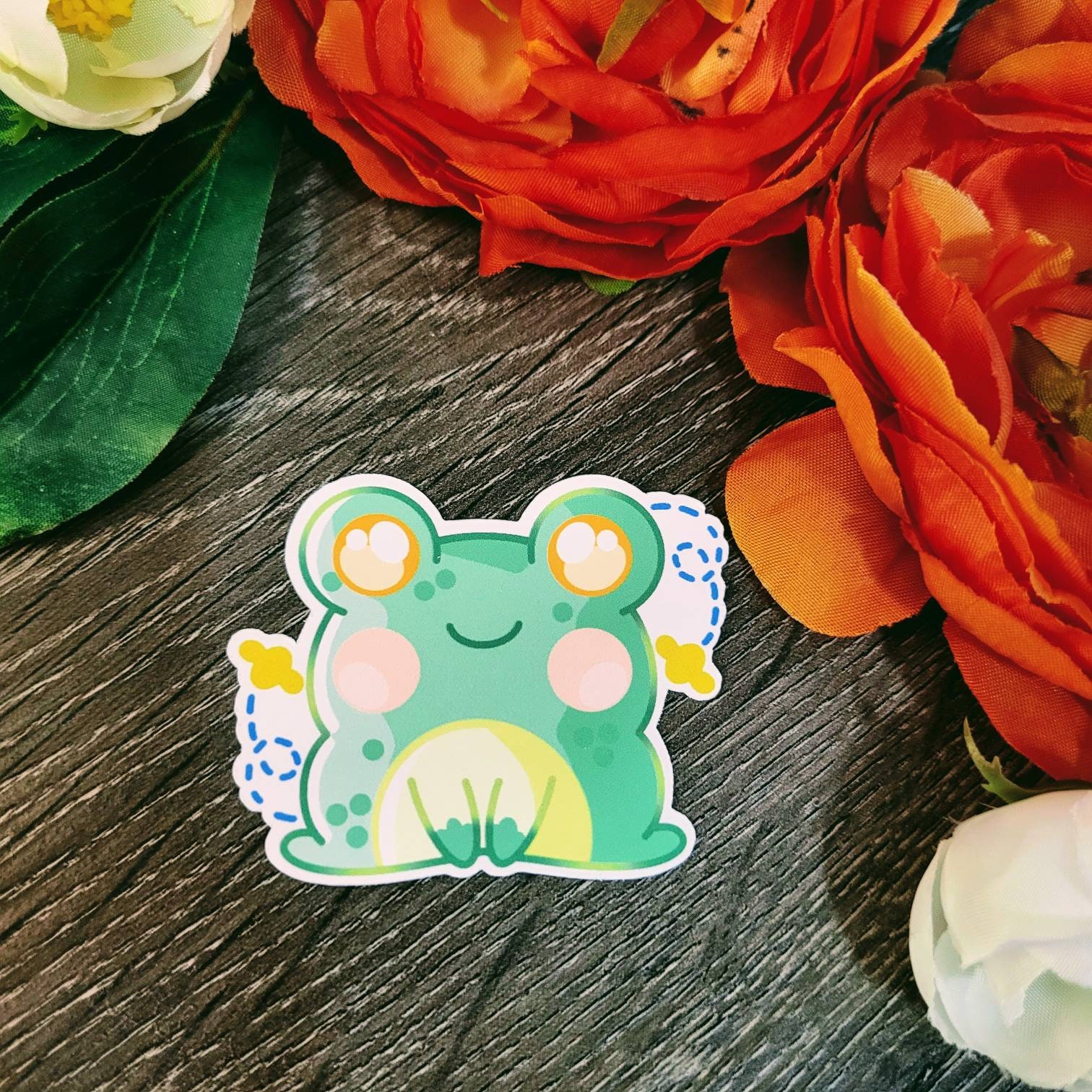 FROGGY Vinyl Matte Stickers Cute Decal Kawaii Stickers - Etsy