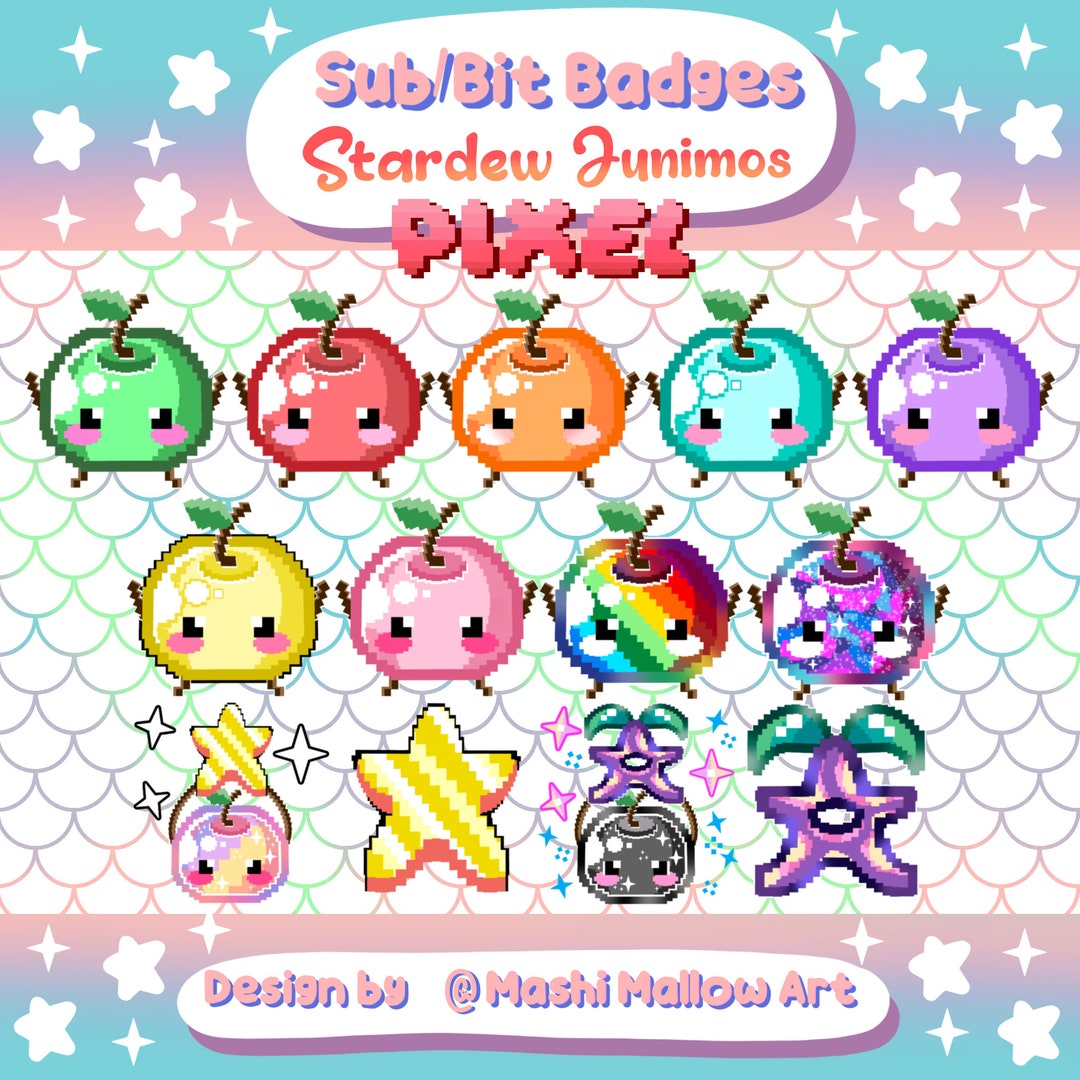 SDV Junimo Pixel Sub/bit Bages - Etsy