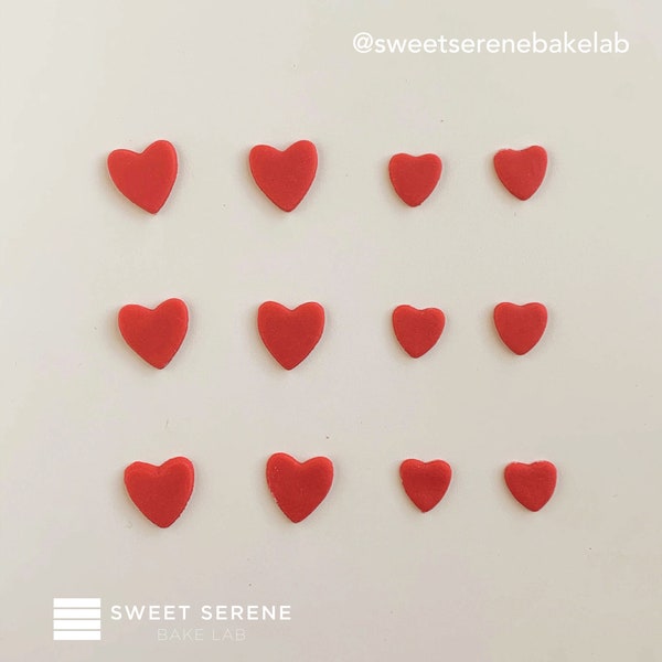 Heart Cupcake Topper - Etsy