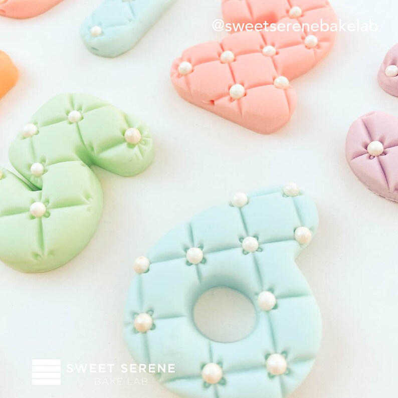 Edible Fondant Number 3D Decoration for Birthday Cake/ - Etsy