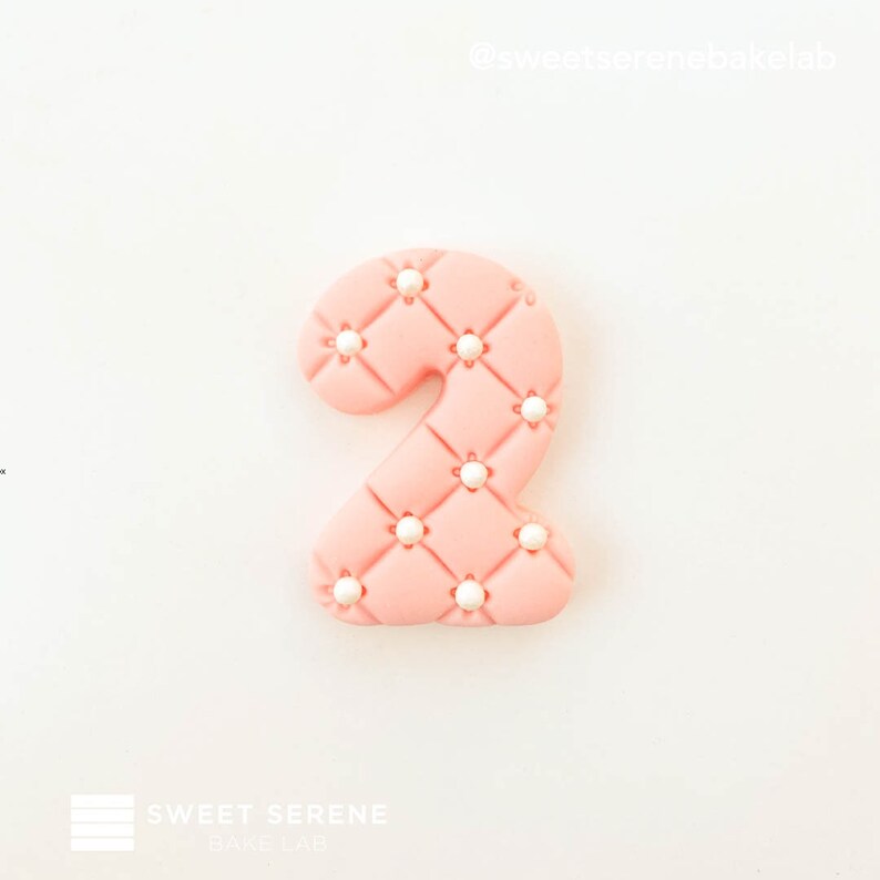 Edible Fondant Number 3D Decoration for Birthday Cake/ - Etsy