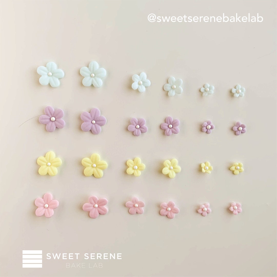 Edible Fondant Cherry Blossom/ Sakura Flower Decoration for Birthday ...