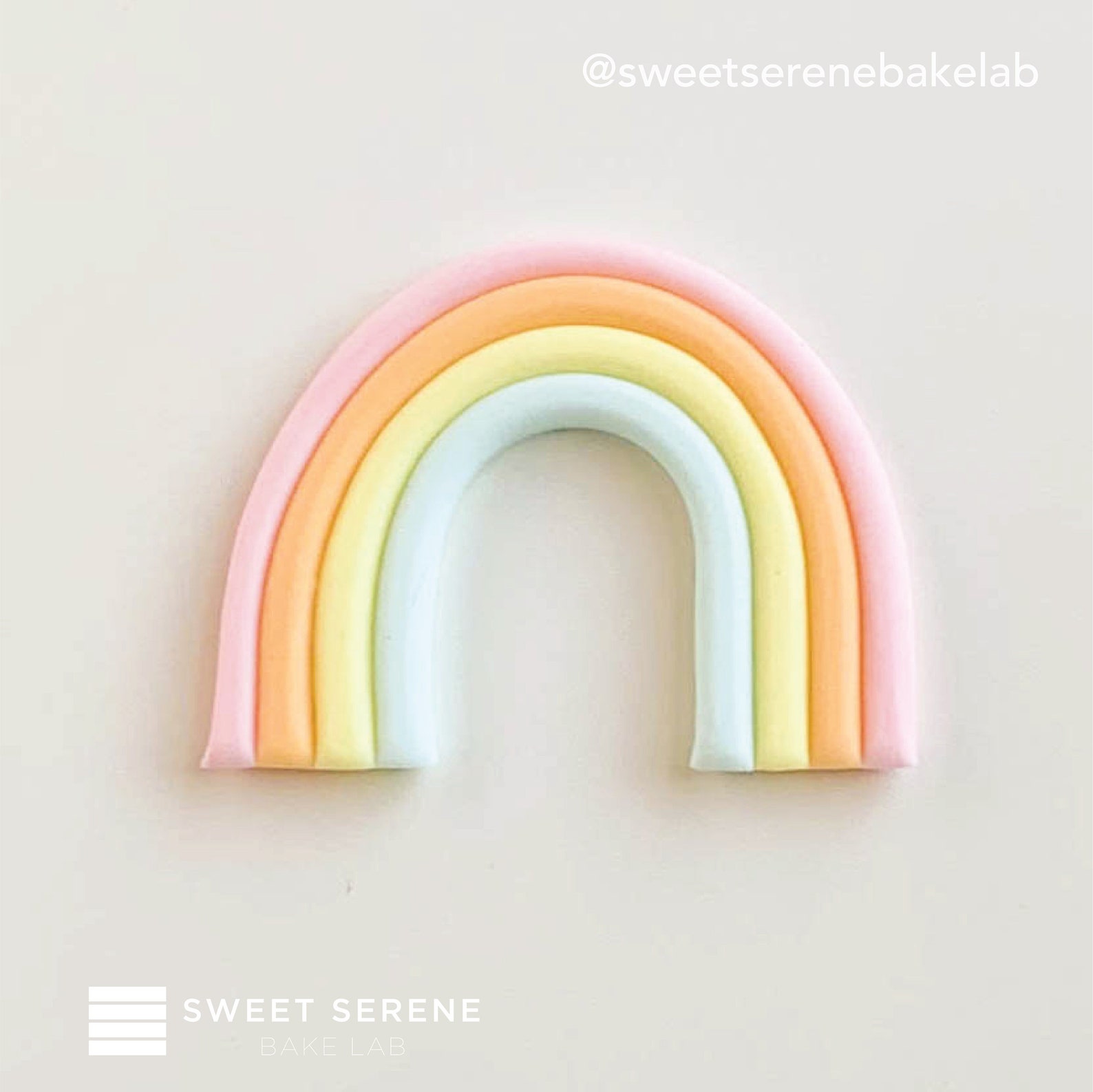 Edible Fondant Rainbow With or Without Letters Decoration for Birthday ...