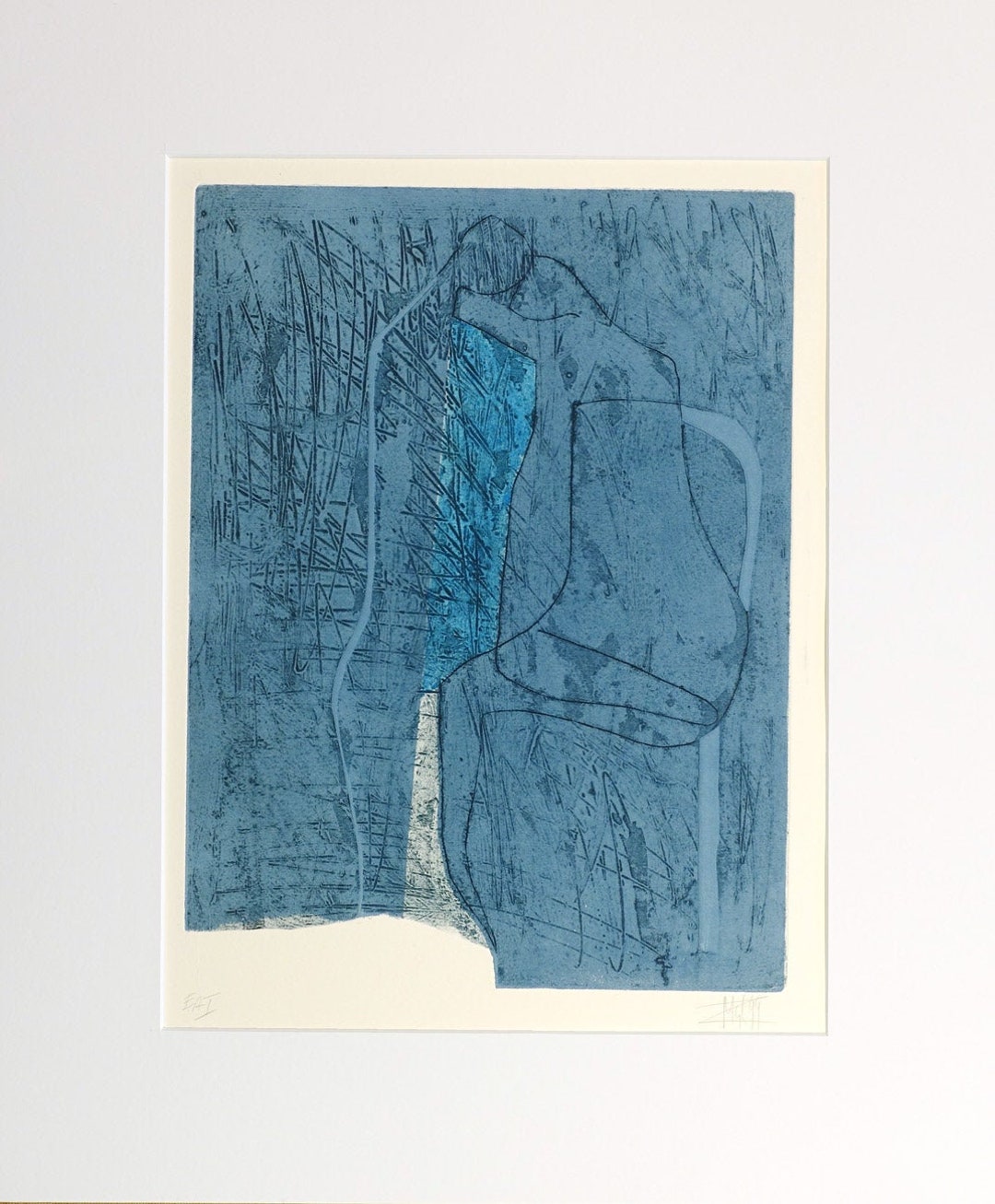Original Etching - Etching - Hand Made, "a Fleeting Kiss" - Etsy